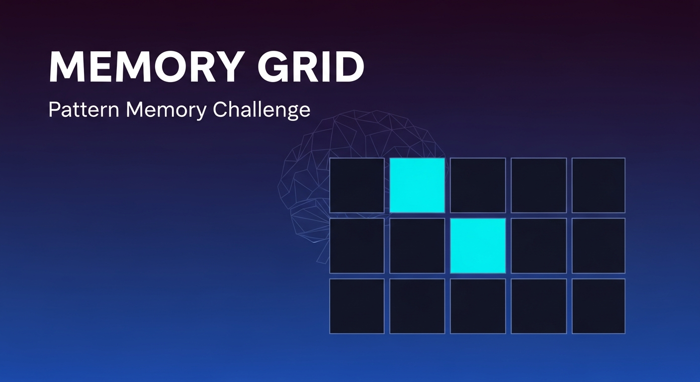Memory Grid - Pattern Memory Challenge | Brain Training Game